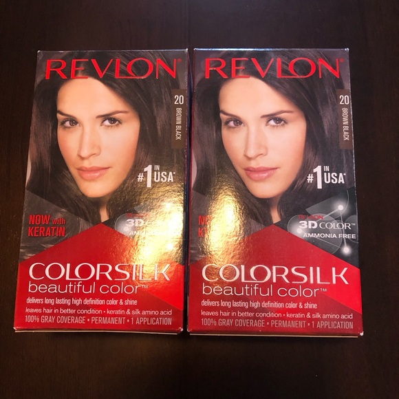 Revlon | Hair | Nwt 2 Sealed Boxes Revlon Colorsilk 2 Brown Black ...